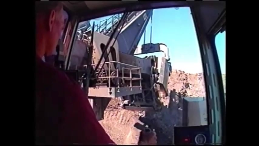 A glimpse from the operator's perspective of the first P&H 4100XPB ...