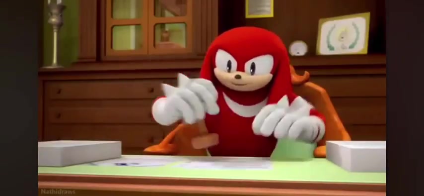 Knuckles Gives His Stamp of Approval! | [meme.am]