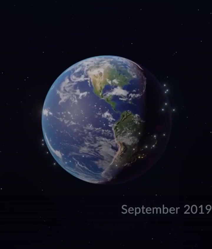 Starlink Coverage Evolution Over Four Years | [meme.am]