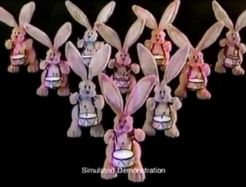 The Energizer Bunny made its iconic debut on October 30, 1988 | [meme.am]