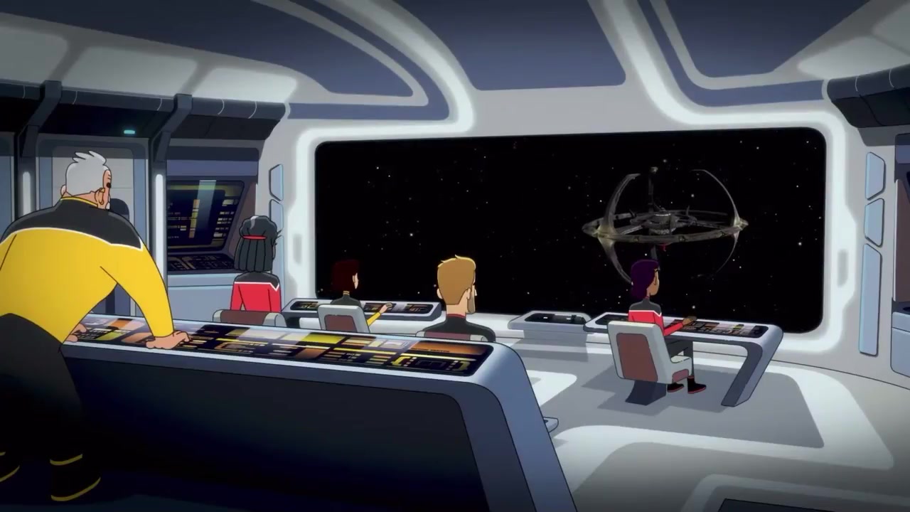 The USS Cerritos Makes Its Grand Entrance at DS9 | [meme.am]