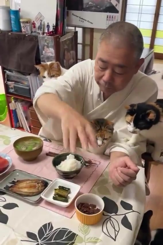 A Heartwarming Feast for All: Celebrating a Good Man | [meme.am]