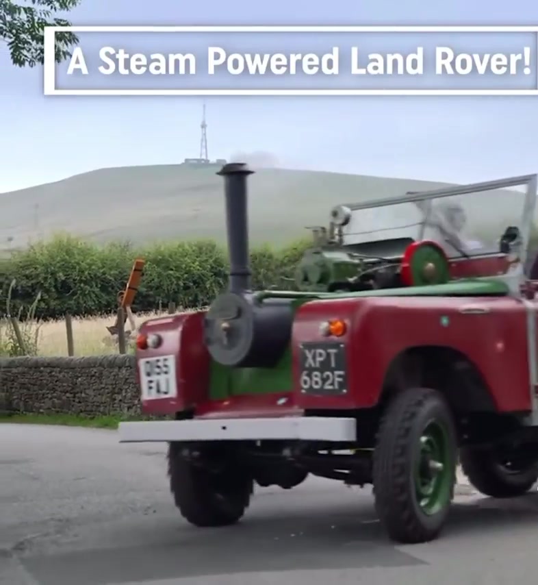 Introducing the Steam-Powered Land Rover! | [meme.am]